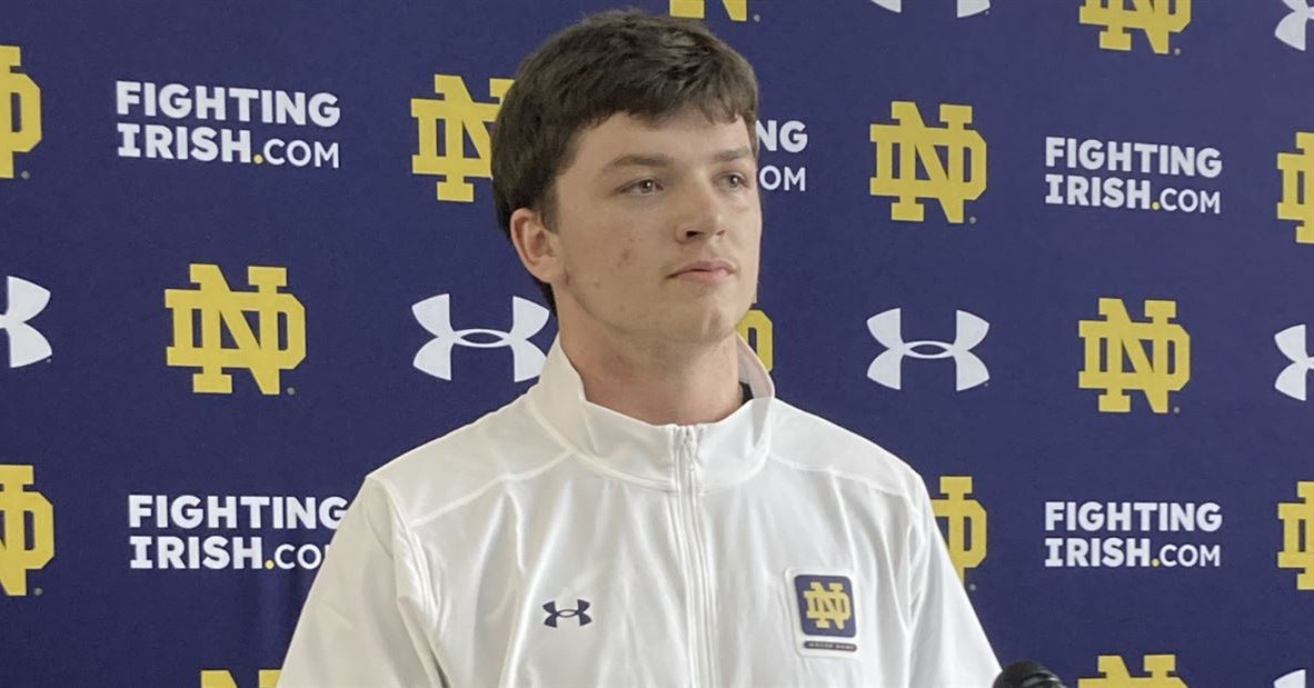 VIDEO: Cole Mullins Talks First Few Weeks at Notre Dame
