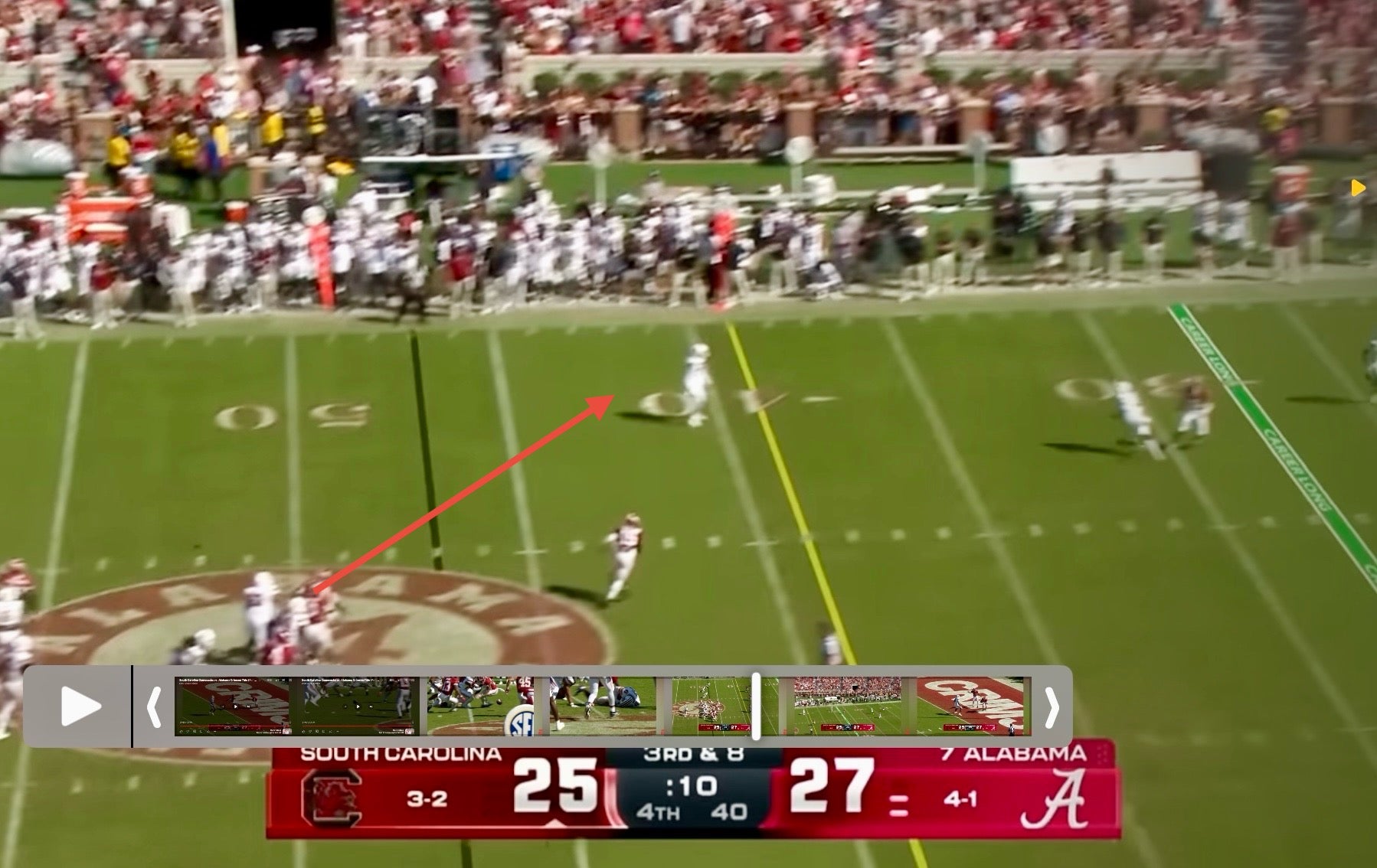 Sigh… the interception & what should of been