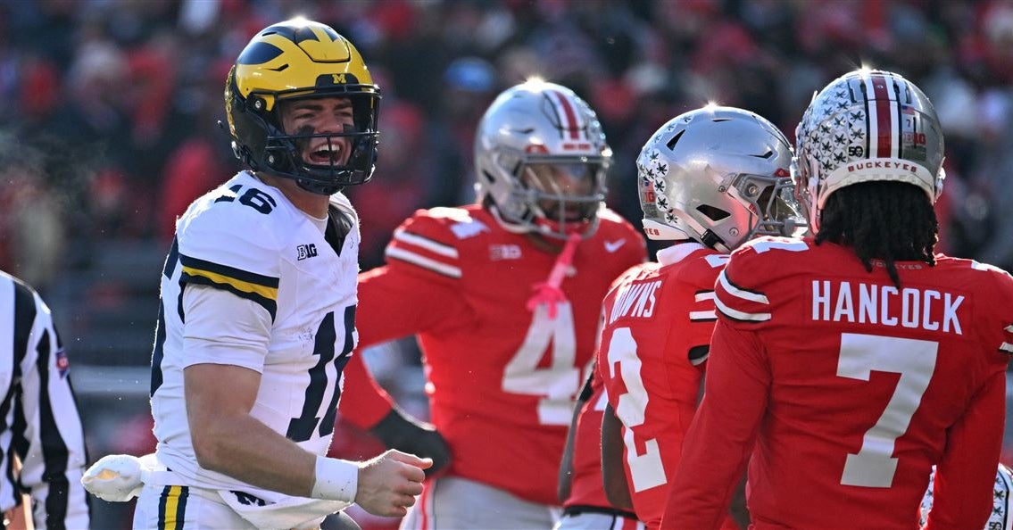 Michigan QB Davis Warren fires back after postgame brawl, takes aim at ...