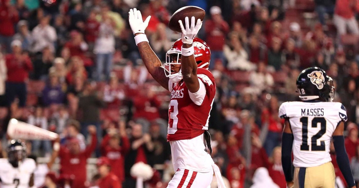 Former Arkansas WR Jaedon Wilson Transferring to UCLA
