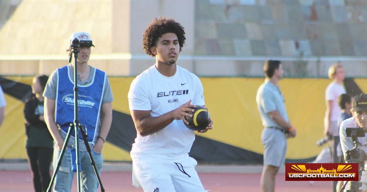 WATCH: USC QB commit Jonas Williams competes Day 1 at the Elite 11 Finals