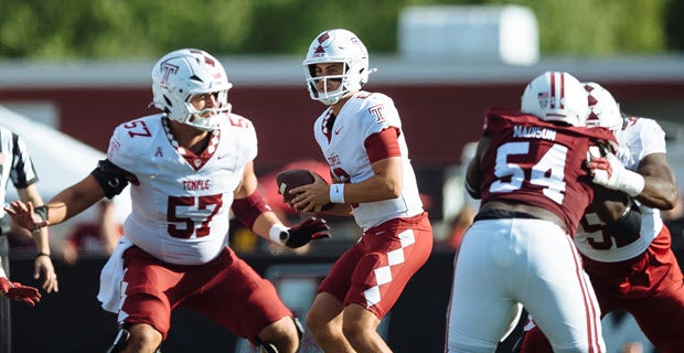 The Mains man is back in the pivot on Temple’s offensive line