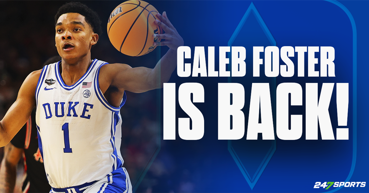 Caleb Foster is running it back