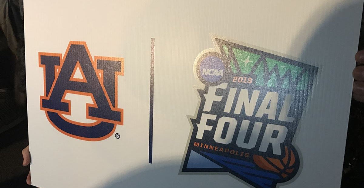 Watch Auburn arrive home following win to get to Final Four