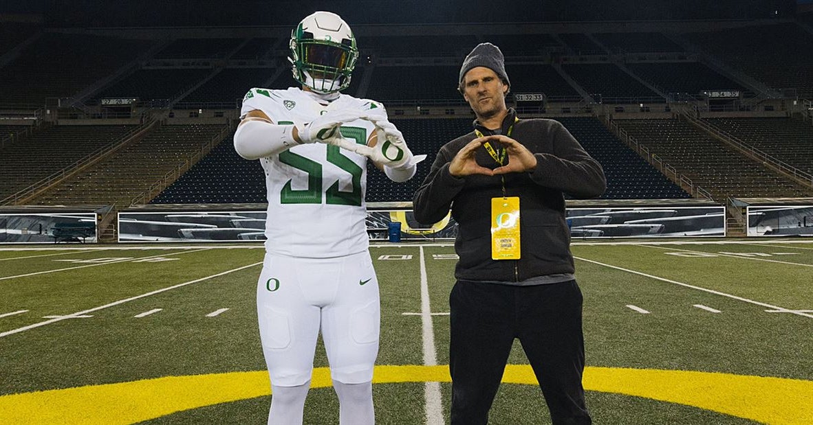 Four-star 2025 edge Matthew Johnson raves about Oregon unofficial visit