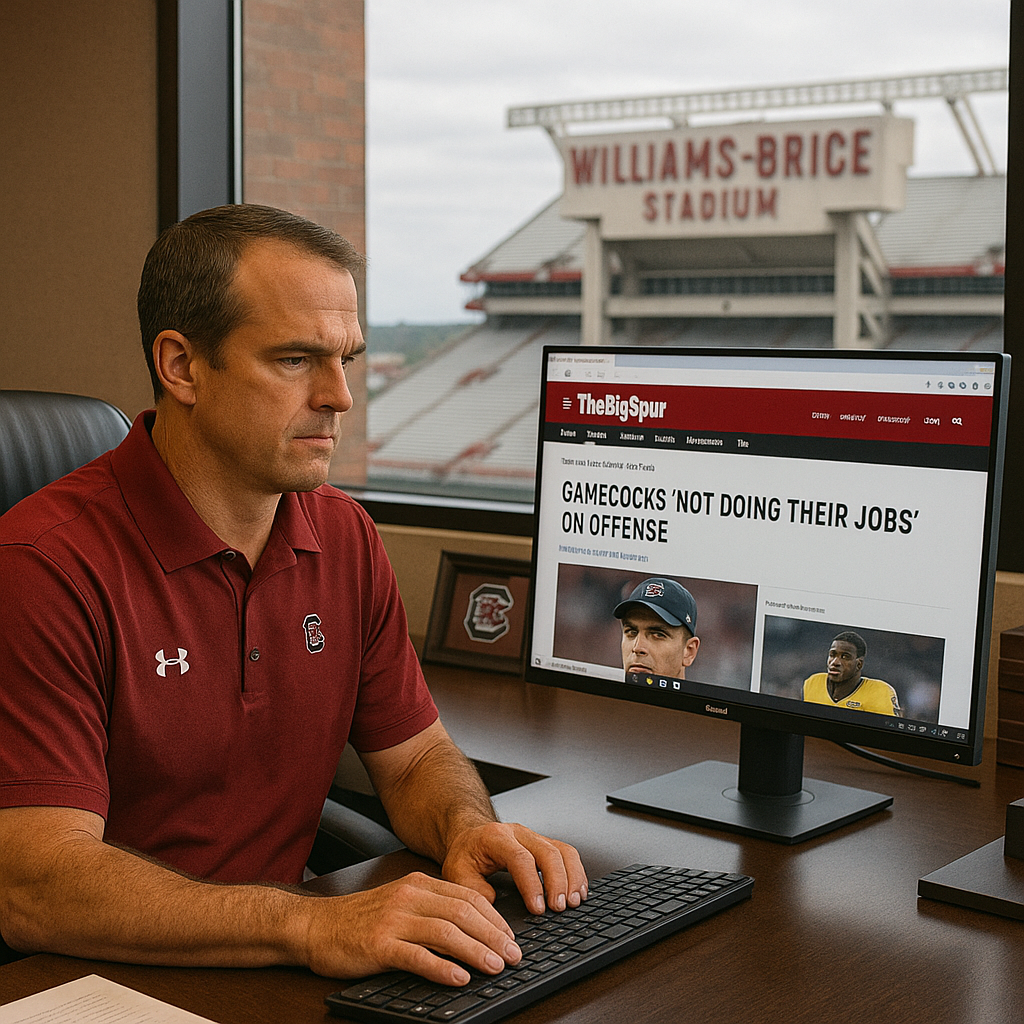 Beamer reading the boards....