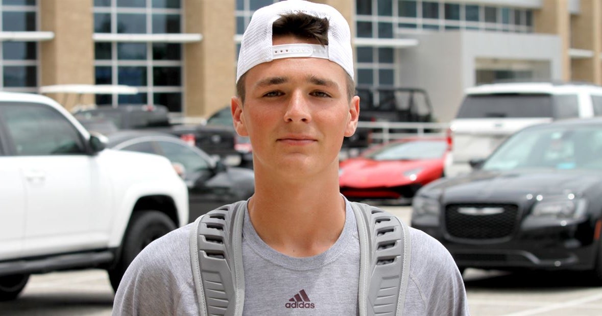 Cy-Fair 2024 quarterback Trey Owens reacts to Texas offer