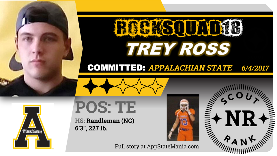TREY ROSS IS 110% TO APP STATE