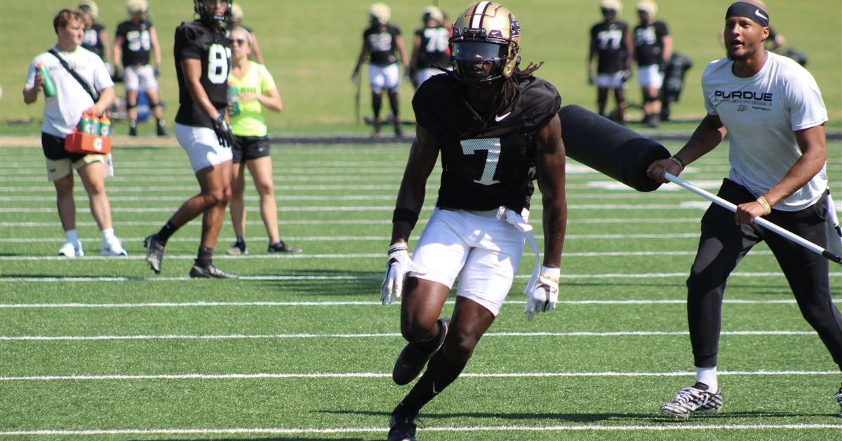 Purdue WR Jahmal Edrine officially in the transfer portal