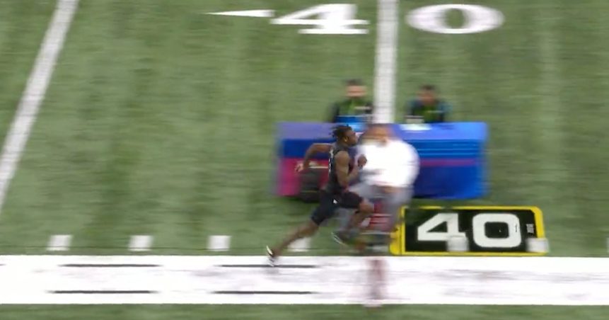 NFL Combine 2022: Baylor's Kalon Barnes breaks 40-yard dash record for ...