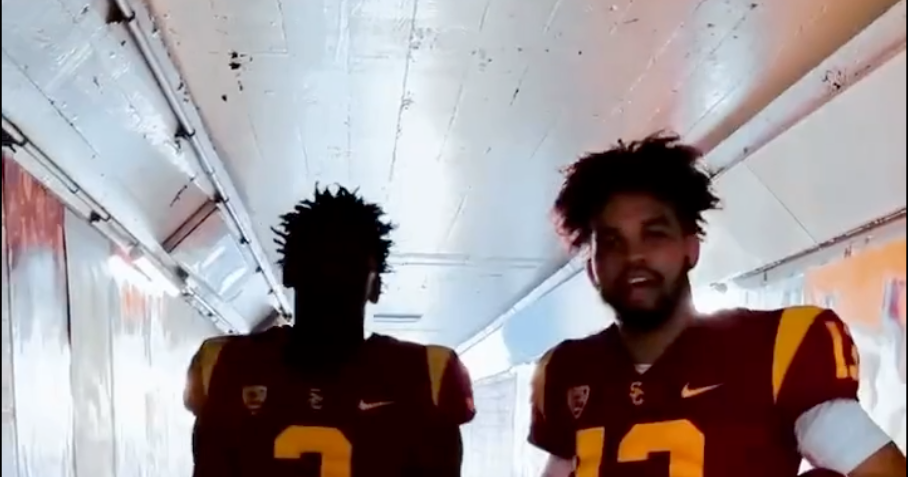 USC football: Caleb Williams, Jordan Addison debut Trojans uniforms