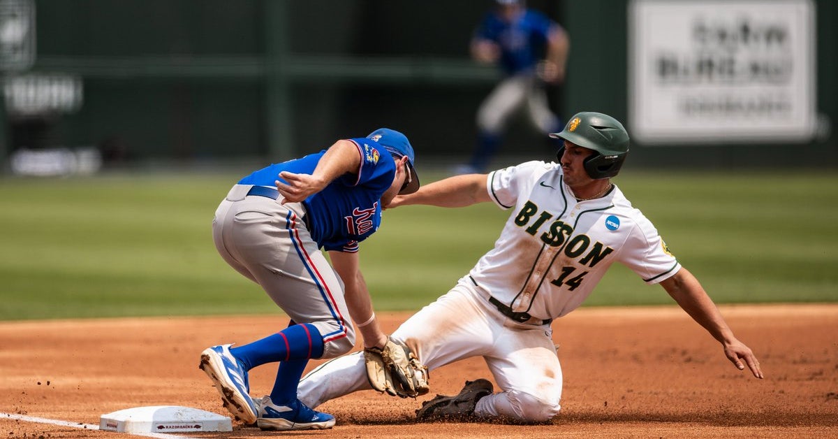 KU Baseball's season ends in the NCAA Regional round at the hands of NDSU