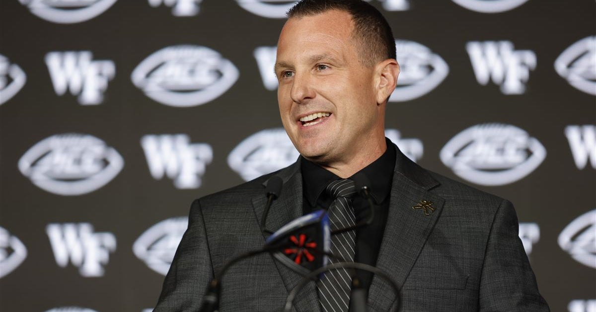 Wake Forest Football coach Jake Dickert pre-Kennesaw State press ...