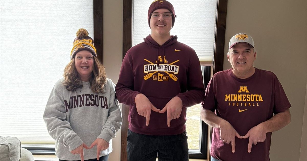 2026 Minnesota Football OL commit Andrew Trout opens as a four-star ...
