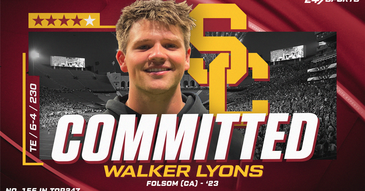 Top247 TE Walker Lyons is headed to the Pac-12 with commitment to USC