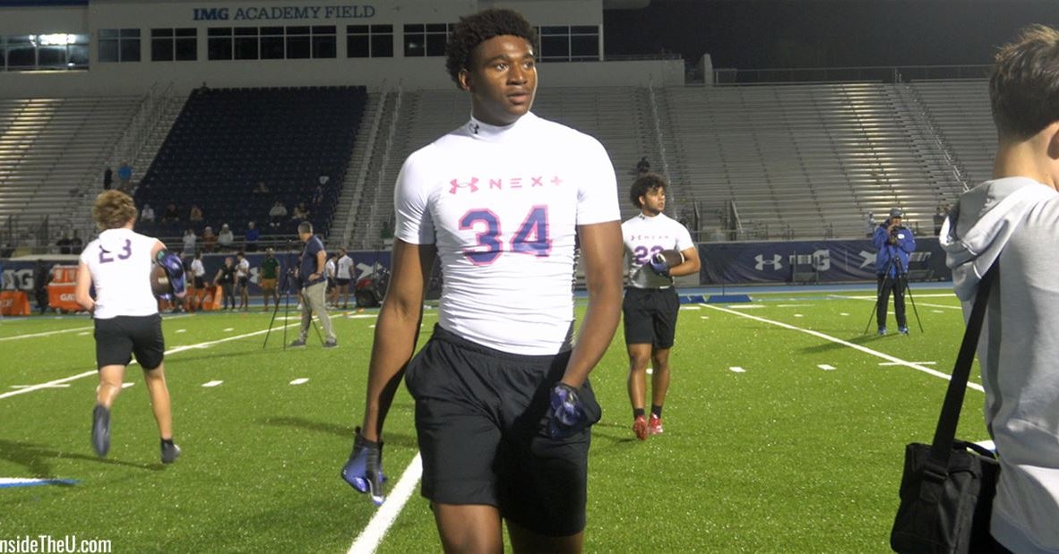 VIDEO: TE Jonathan Echols at IMG Pro Day