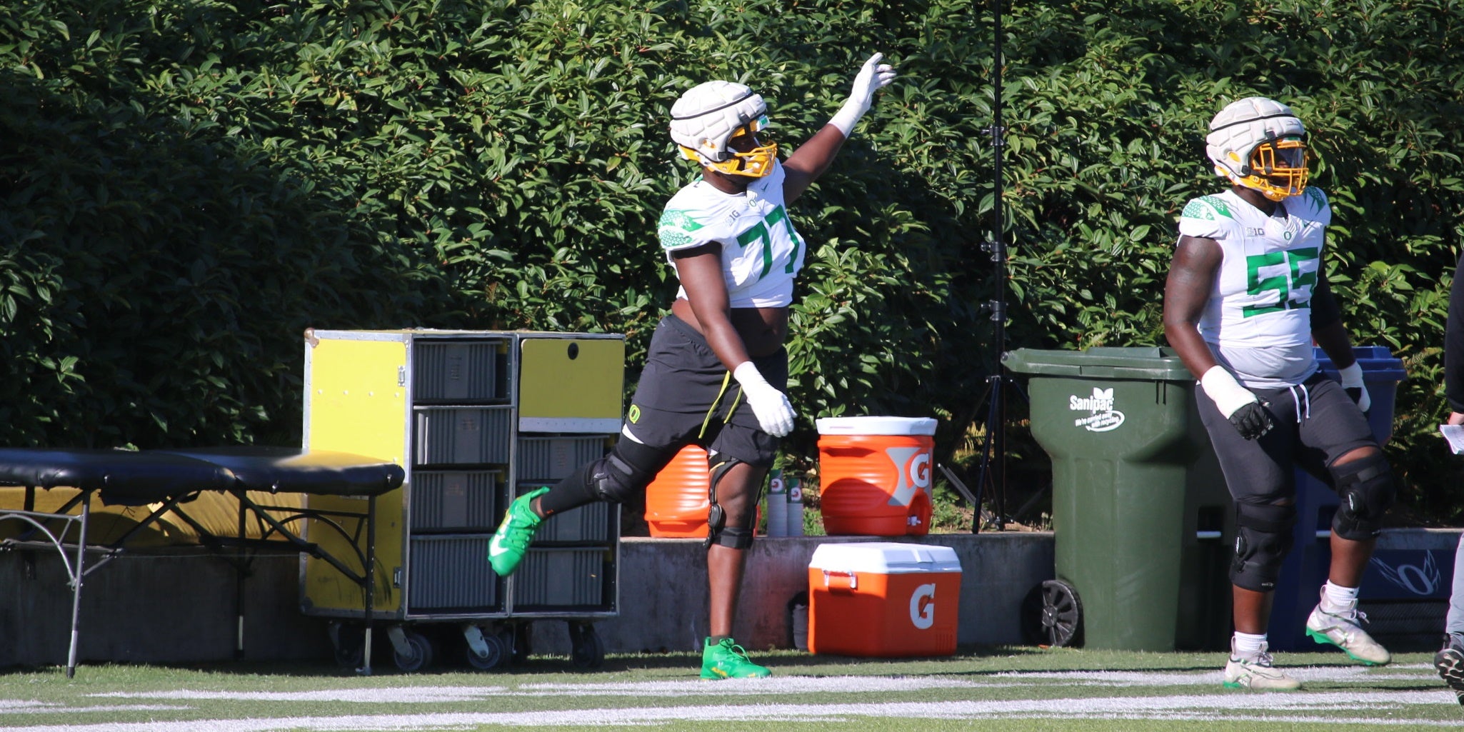 Practice notes from Oregon football practice during Idaho week