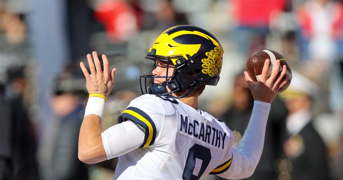 Michigan QB J.J. McCarthy explains big plays in passing game during Wolverines' win over Ohio State