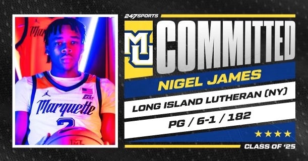 Four-star point guard Nigel James commits to Marquette
