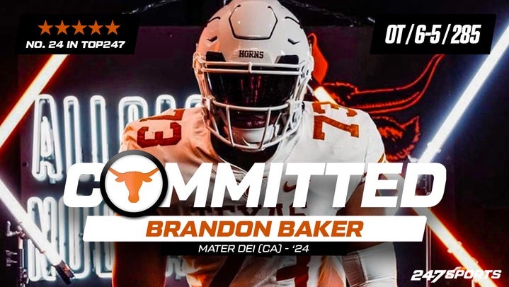 Five-star OL Brandon Baker commits to Texas, breaks down decision