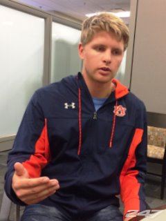Sam Gillikin home again at Auburn