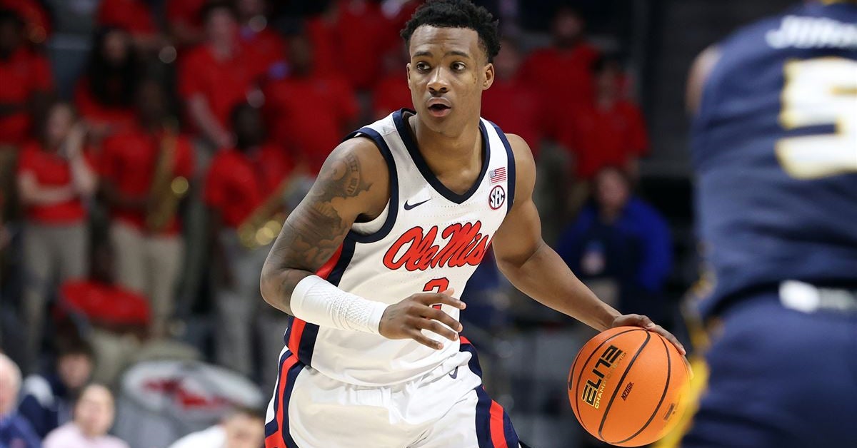 Former Ole Miss guard TJ Caldwell set to hit the transfer portal, as ...