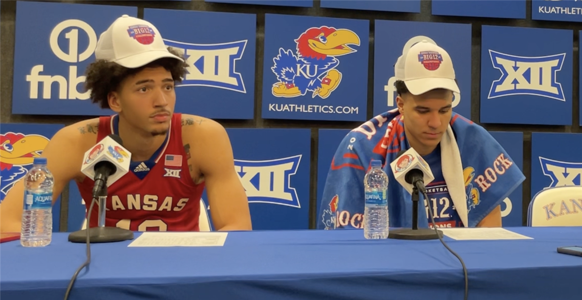 WATCH: Bill Self, Jalen Wilson and Kevin McCullar react to win over ...