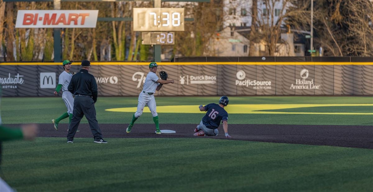 No. 23 Oregon scores eight in games final four innings; sweep Gonzaga ...