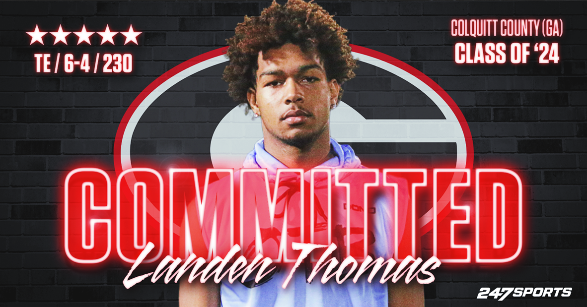 Georgia – to little surprise – lands Landen Thomas, nation's No. 1 TE ...