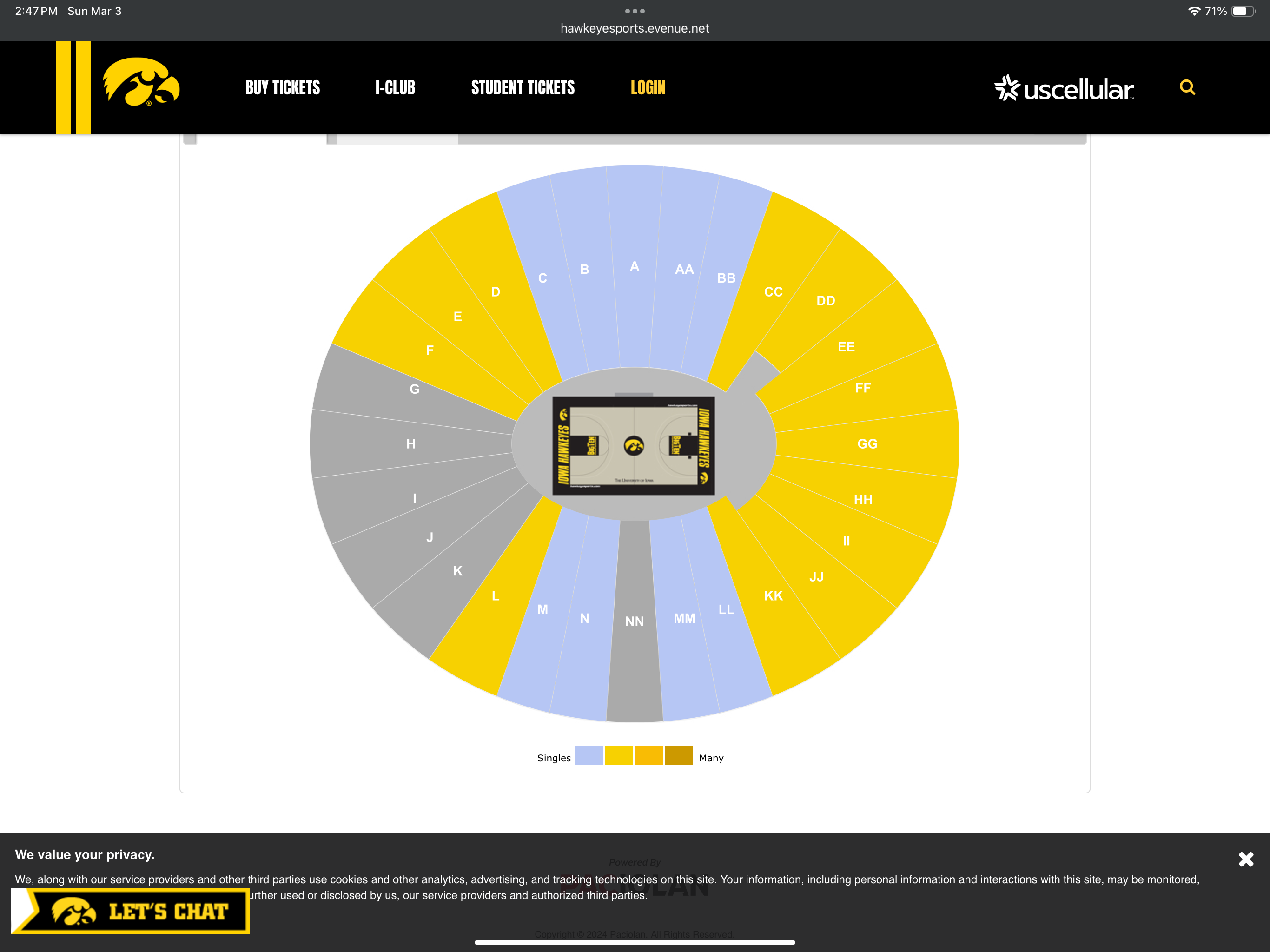 B1G Basketball Tournament Bracket Simulator