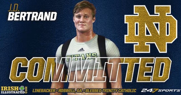 BREAKING: 4-star LB J.D. Bertrand commits to Notre Dame