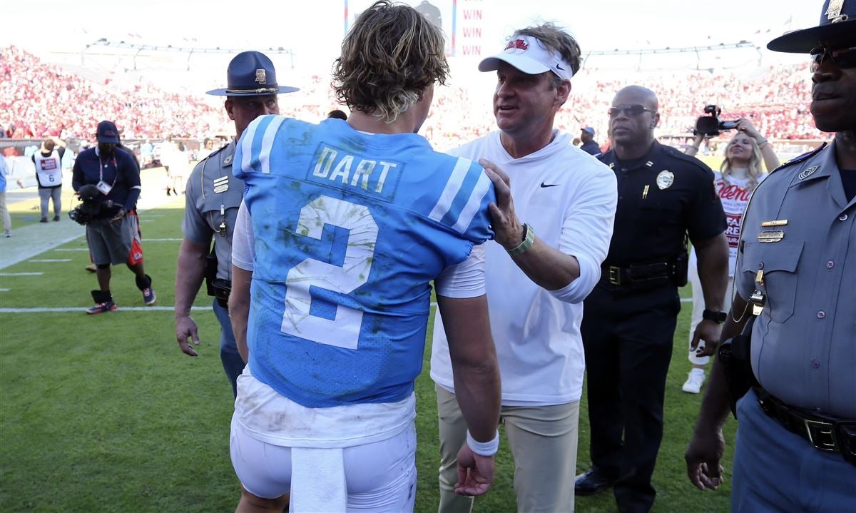 Lane Kiffin confirms QB Jaxson Dart will return to Ole Miss for senior ...