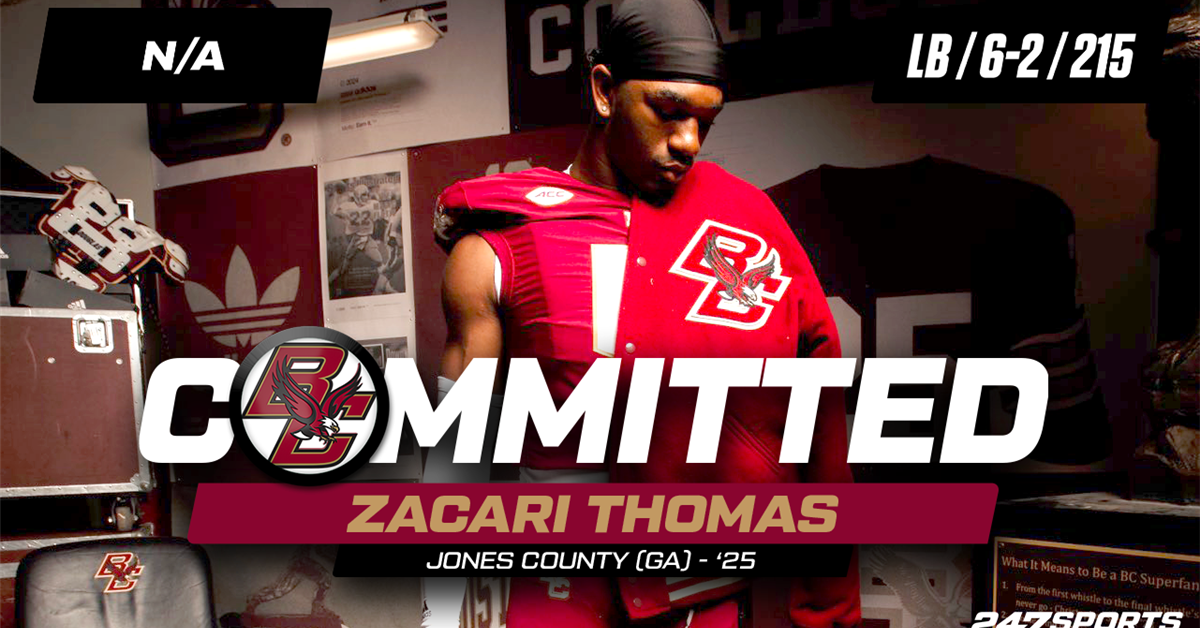 Boston College lands commitment from LB Zacari Thomas