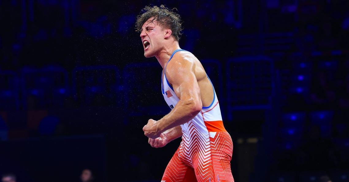 Former NC State wrestler Trent Hidlay crowned World Champion in 92kg ...