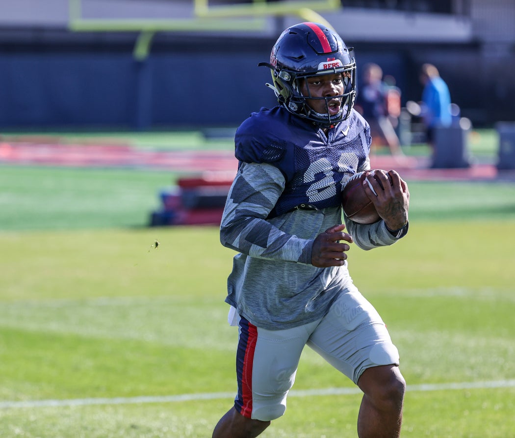 Photos: Ole Miss puts on the pads to open second week of spring practices