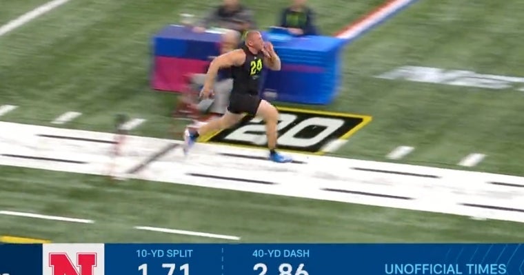 NFL Combine 2022: Nebraska OL Cam Jurgens beats Ndamukong Suh's time in ...