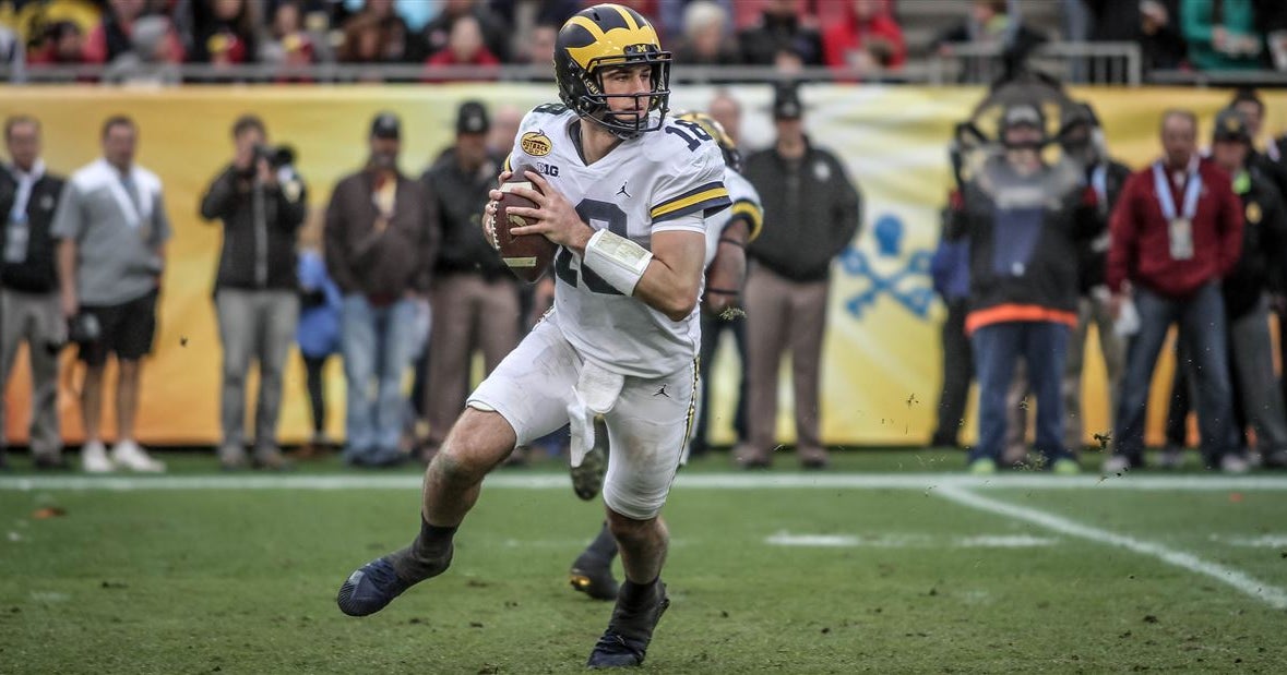 Former Michigan QB Brandon Peters schedules three officials