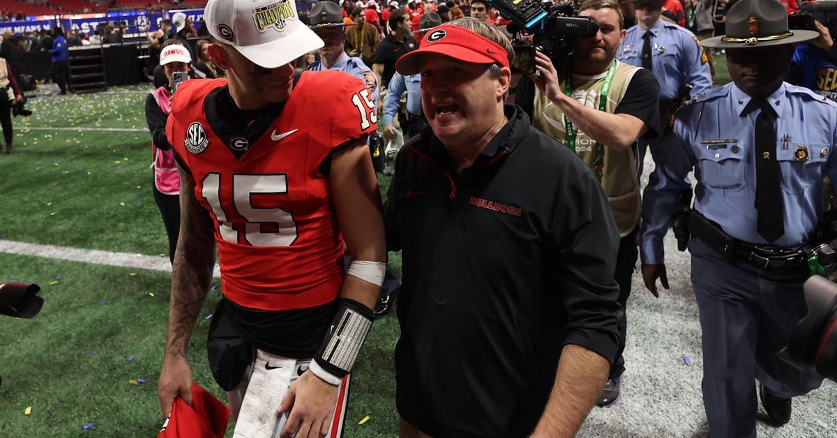 Kirby Smart shares the latest on injured Georgia quarterback Carson Beck