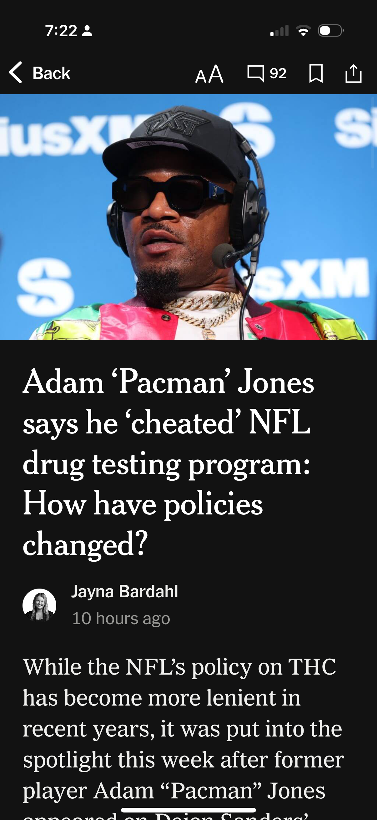 Pacman is too smart for drug tests