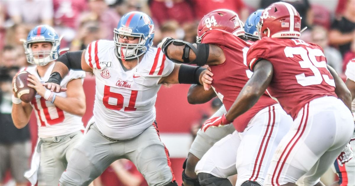 Ole Miss offensive lineman Eli Johnson enters transfer portal