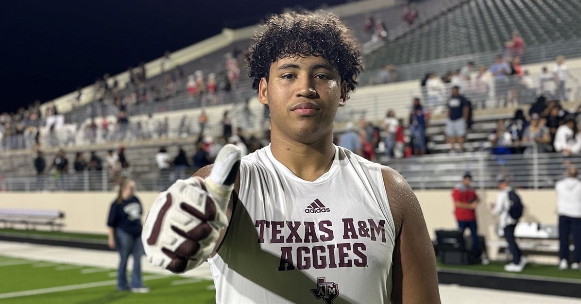 Texas A&M OT commit Marcus Garcia continues to reap benefits from ...