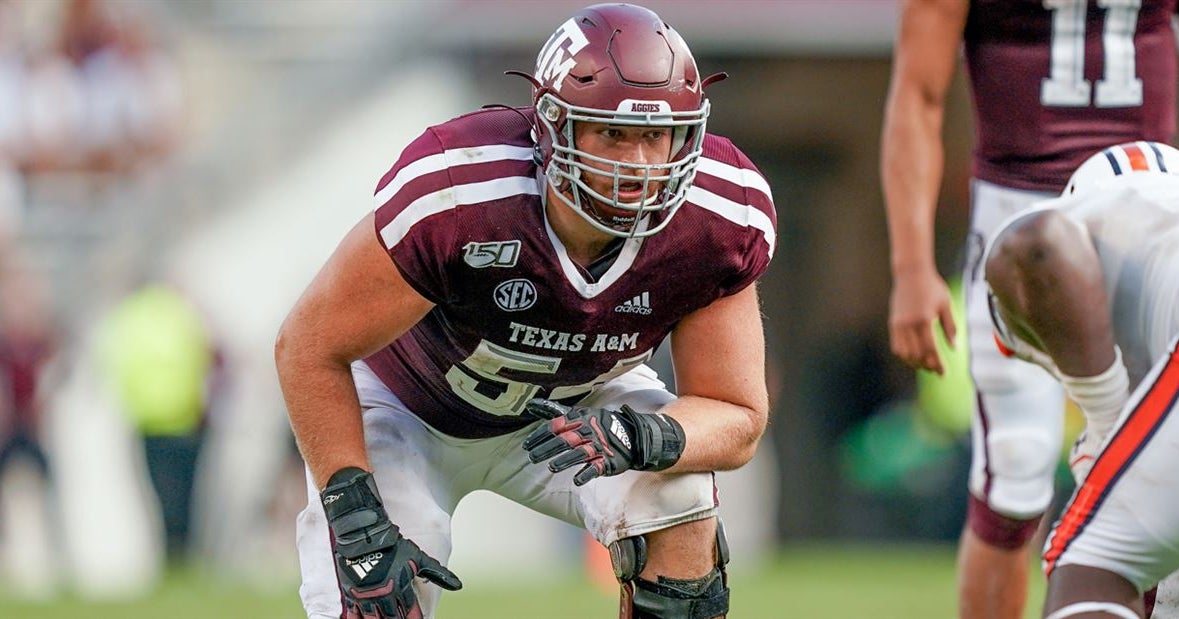 A&M OL Carson Green signs with the Houston Texans