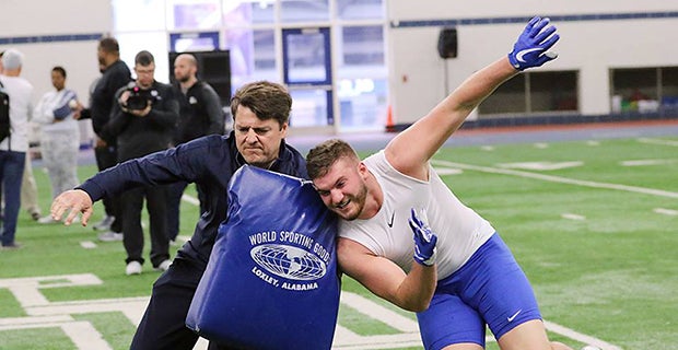 CJ Conrad uses workout to show NFL he is 100 percent healthy