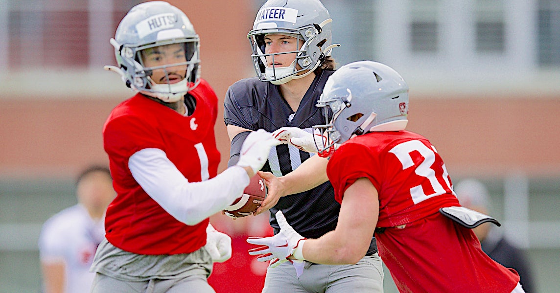 John Mateer locked and loaded on Day 7 of WSU spring ball