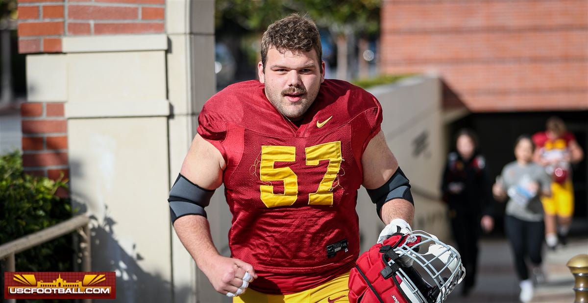 Veteran offensive lineman Justin Dedich evaluates USC on both sides of ...