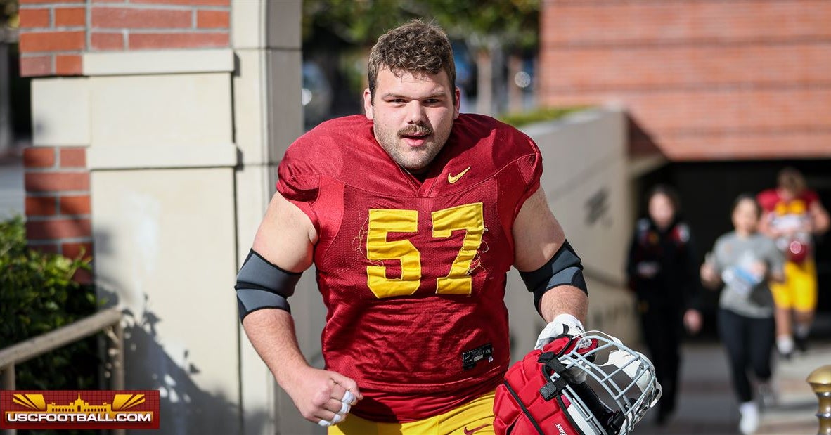 Justin Dedich explains return to USC, transition to center for 2023 season