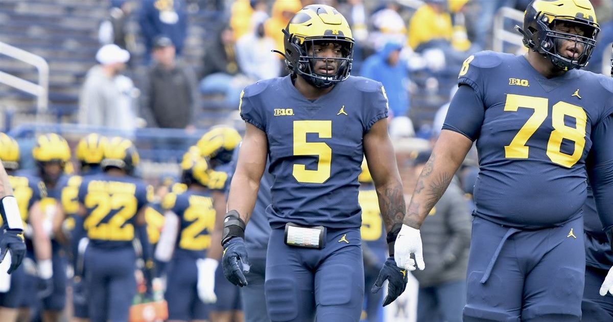 Michigan EDGE Josaiah Stewart discusses spring game, transfer decision