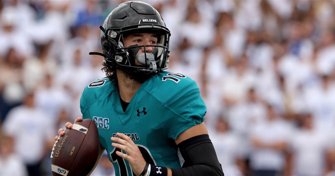 Coastal Carolina QB Grayson McCall announces return for 2022 season