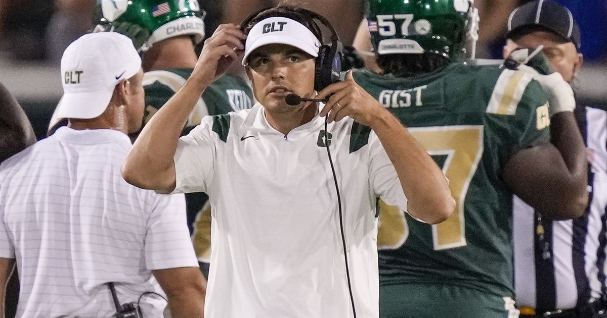 Charlotte football fires coach Will Healy amid 1-7 start, 49ers' worst ...