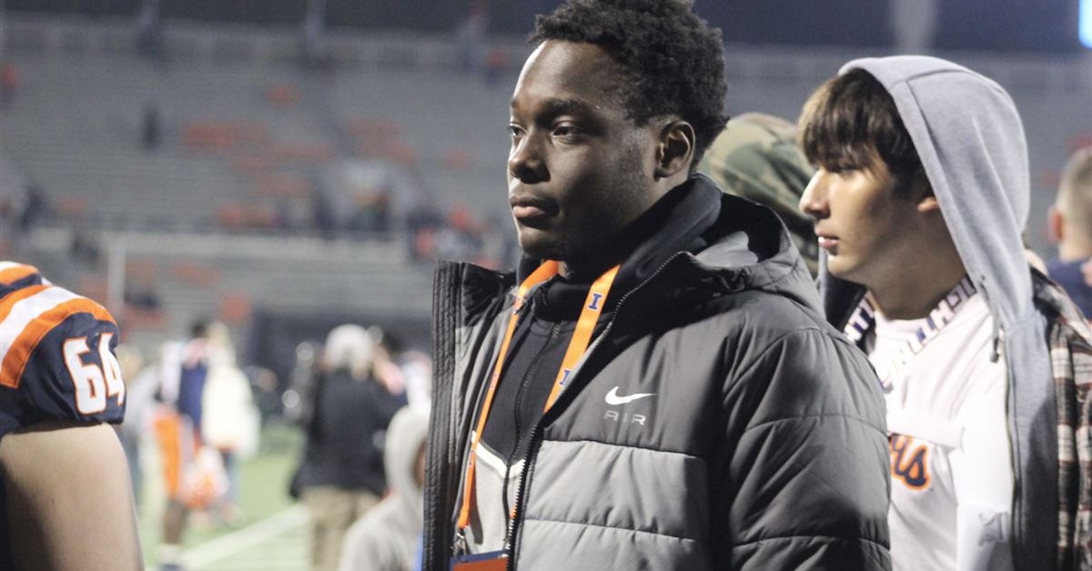 Three-star 2026 Palatine OL Tony Balanganayi recaps Illini gameday ...